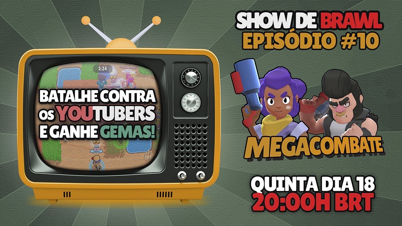 Show de Brawl #10: Torneio de Combate dos Youtubers | Brawl Stars Dicas