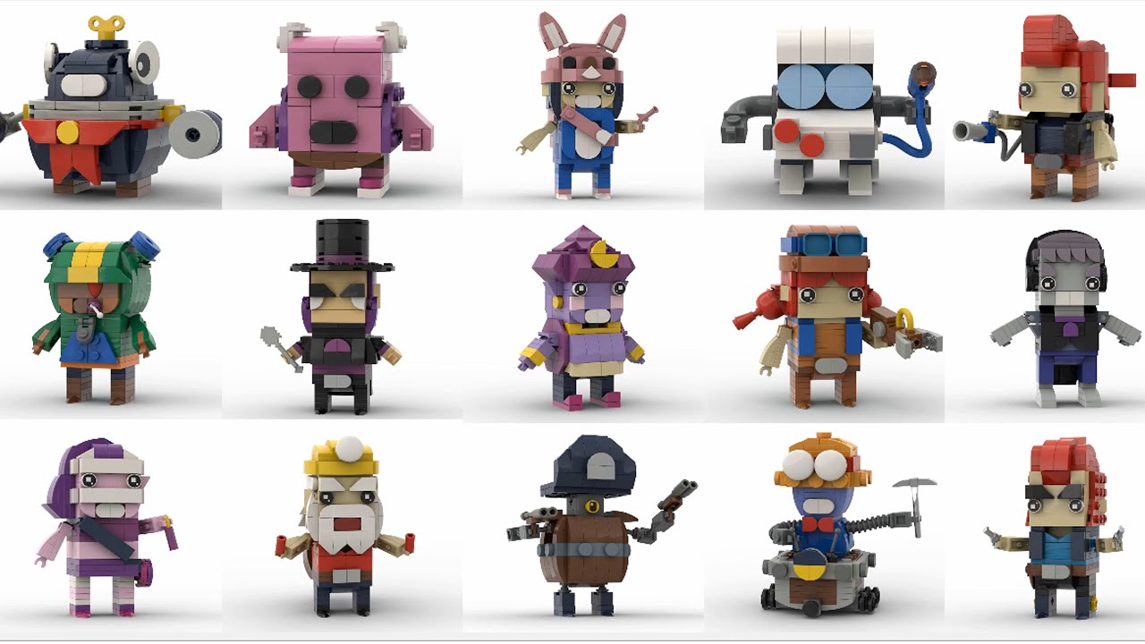 Brawlers em versão LEGO | Brawl Stars Dicas