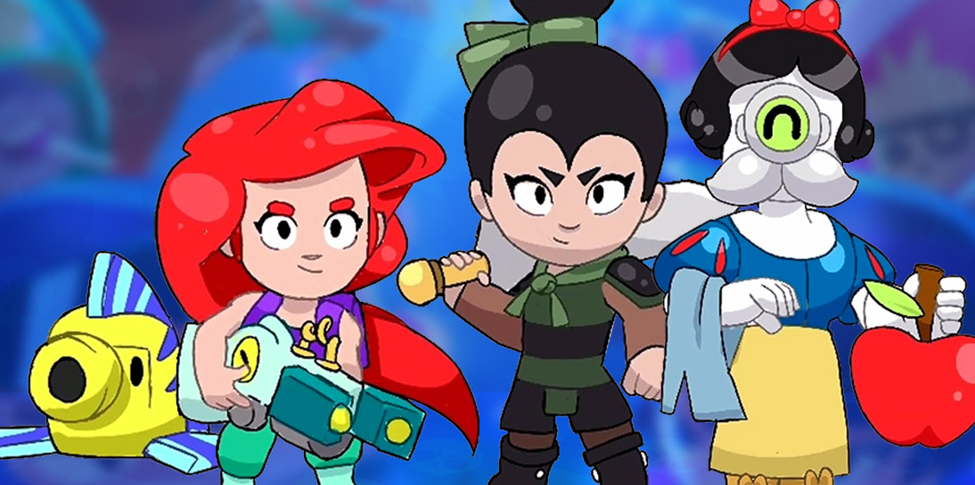 Como seriam as Princesas da Disney se fossem Skins do Brawl Stars ...