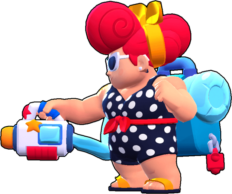 Skin Pam Praiana: Visual e Valor em Gema | Brawl Stars Dicas