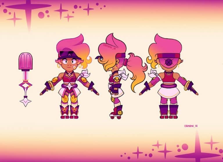 Skins Vencedoras do Supercell Make do Mister P e Amber | Brawl Stars Dicas